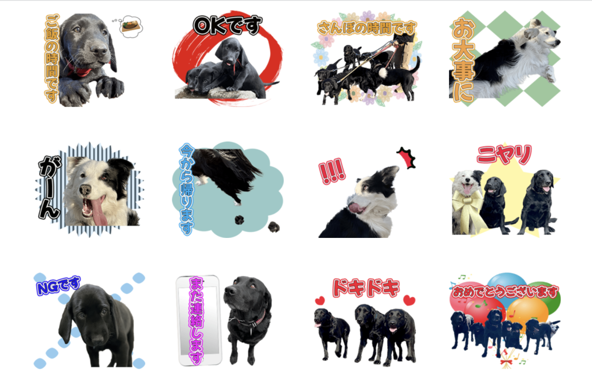 犬の保育園【ドッグハウスベリー】 | Hapi Sta!（ハピスタ）- LINEスタンプ制作・作成代行サービス